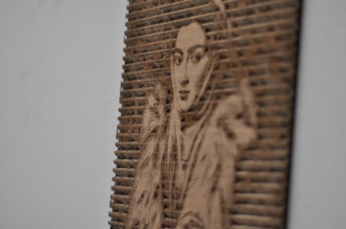 Material Feature Laser Cut Cardboard