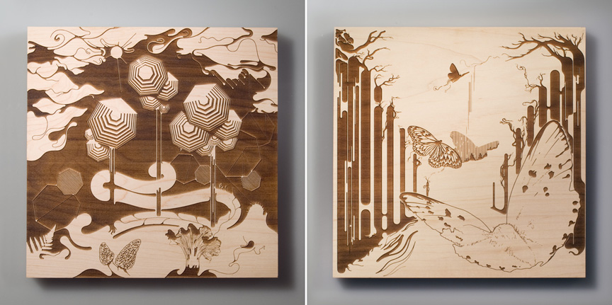 Put the X-acto Away — 20 Designers Making Laser Cut Posters + Prints