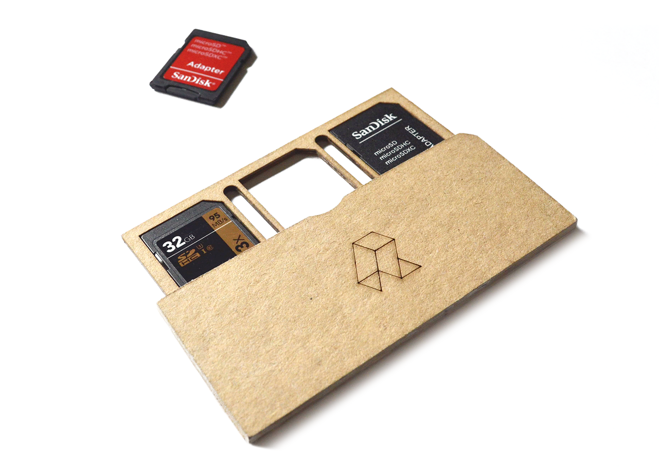 Laser Cut Memory Card Holder