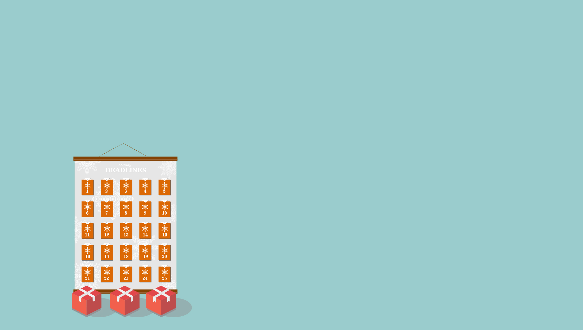 Holiday Deadlines Header 2017