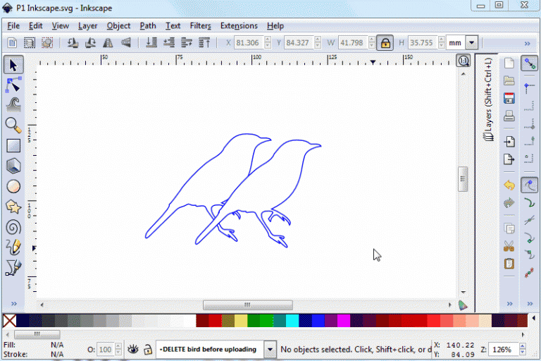 Inkscape Vector Tutorials 4 Outline View