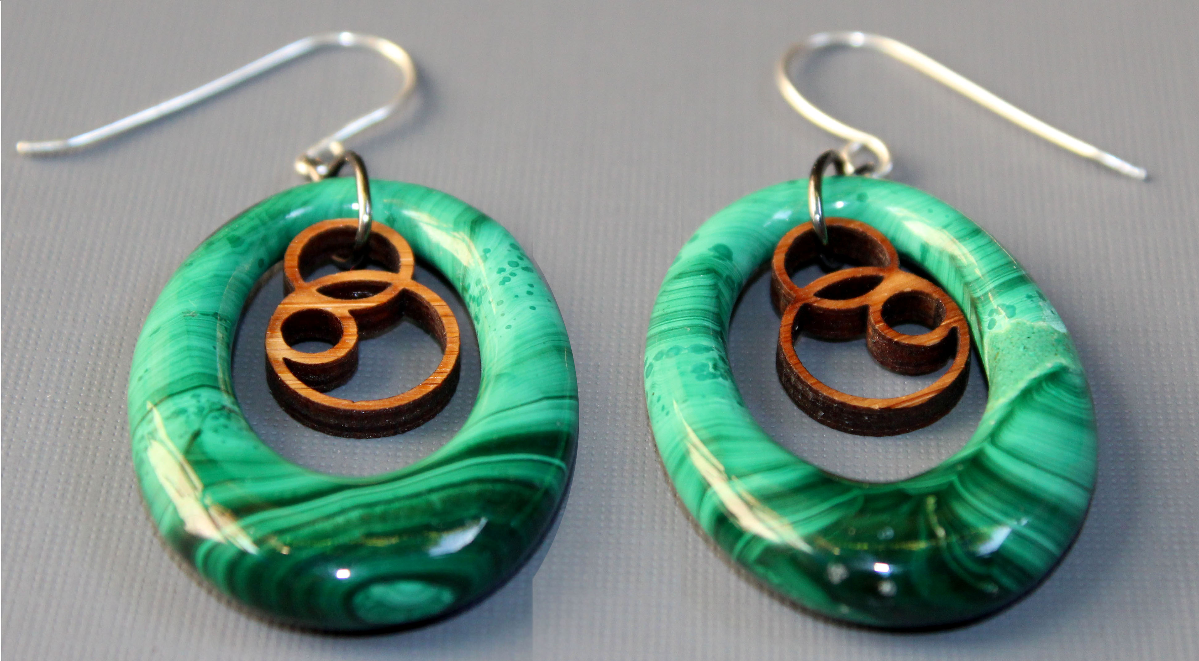Melanie Lynn Design 8 - Malacite Earrings