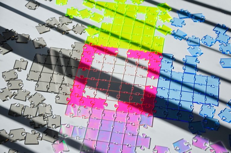 Clear And Colorful Acrylic Puzzles
