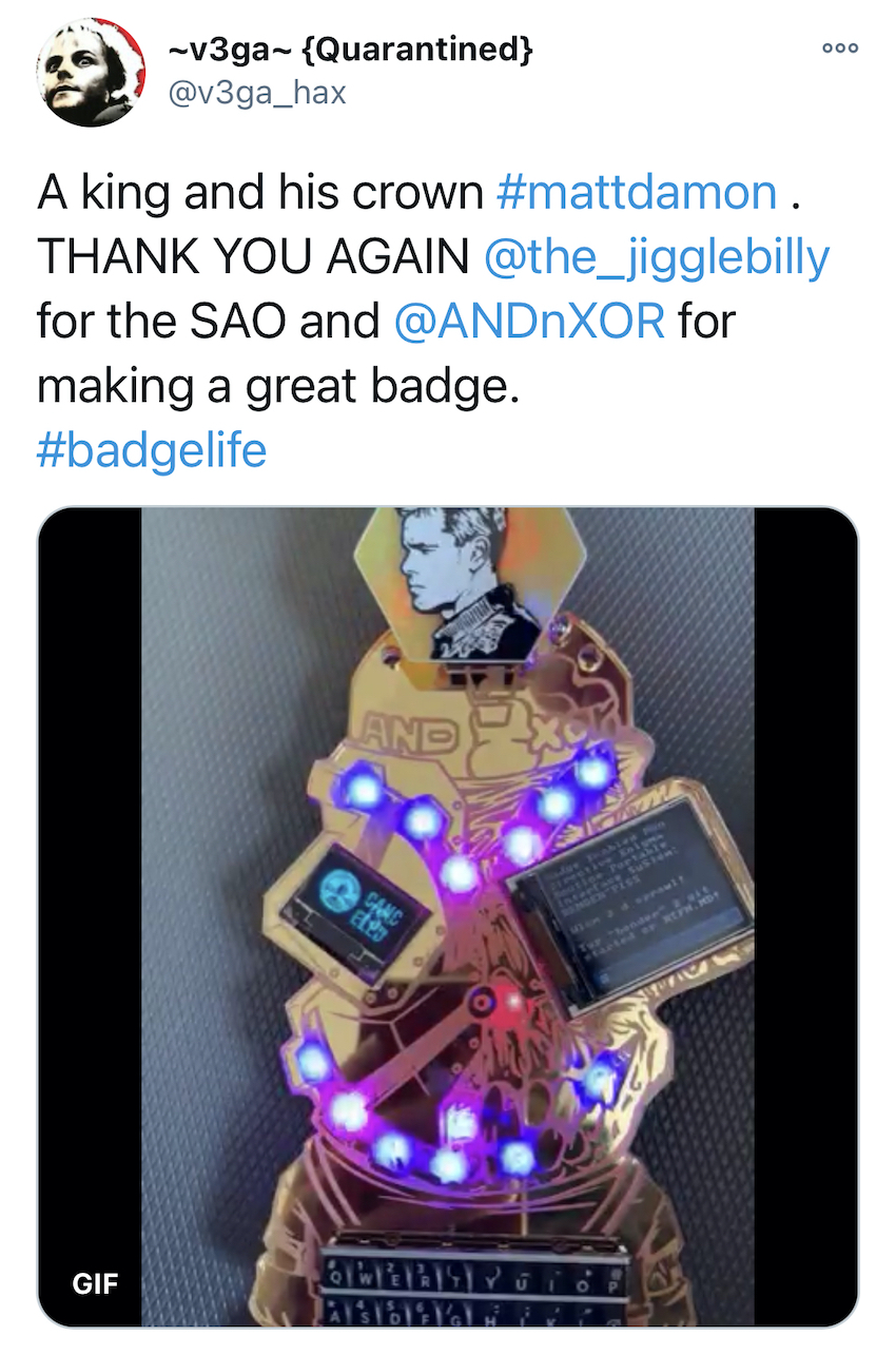 Creating Surprise And Delight With Electronic Event Badges